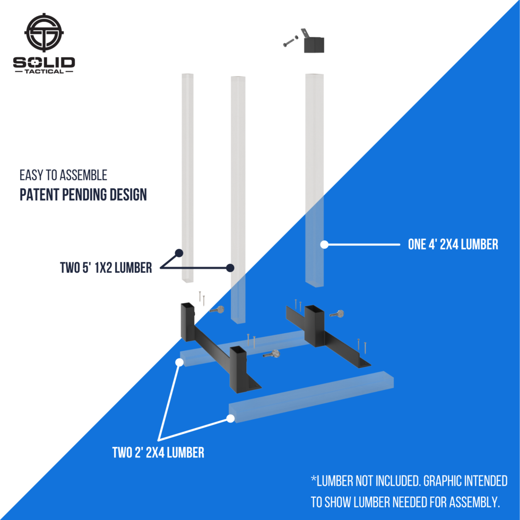 Kits – Target Stand with Target – Solid Tactical Outdoor Shooting Gear